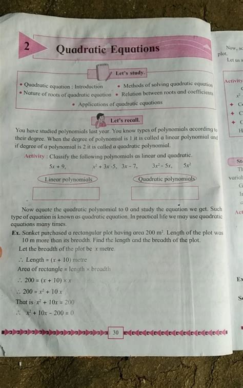 2 quadratic equations plot quadratic equation introduction methods