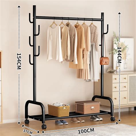 신발 옷장용 스탠드 옷걸이 드레스 매장 진열 부티크 스탠딩 행거 Perchero 도서관 가구 Aliexpress