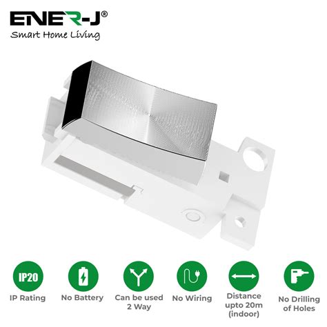 Click Scolmore Grid Switch Satin Chrome Finish