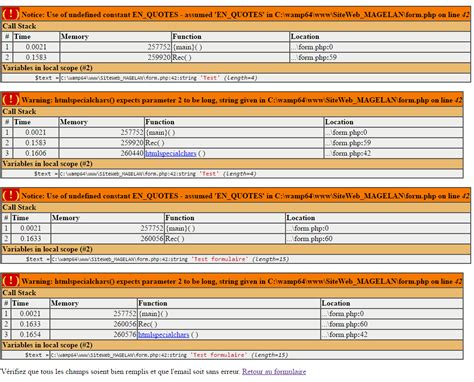 Résolu Erreur Envoi Formulaire Script Php Par Johnnydellavega Page