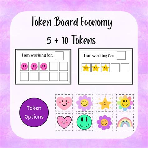 Token Board Behavior System 5 And 10 Token Boards Classroom Visual