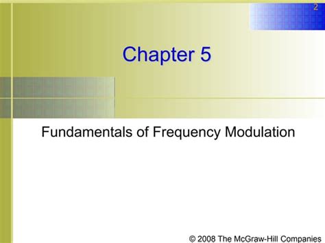 Fundamental Of Fm Modulation And Demodulation Ppt