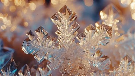 Premium Photo Macro Photography Of Ice Crystals
