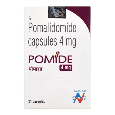 Pomide Pomalidomide 4mg Capsule At Rs 6500bottle Pomalidomide In Mumbai Id 2852753419548