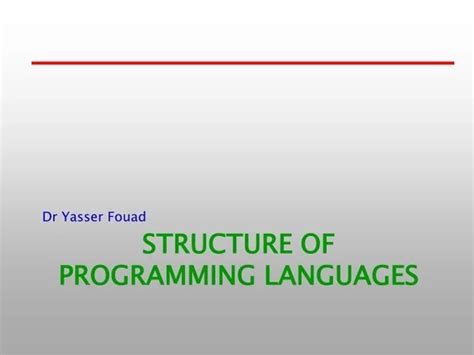Ppt Advanced Concepts Of Programming Languages For Future Developers