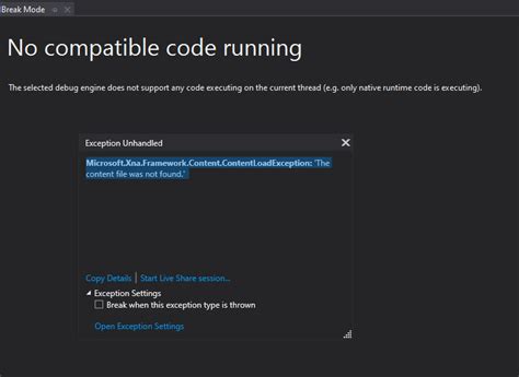 Debugging No Compatible Code Running Android Community Monogame