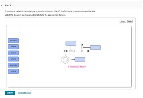 Solved Part A A Compound Called Cinnamaldehyde Is Found In