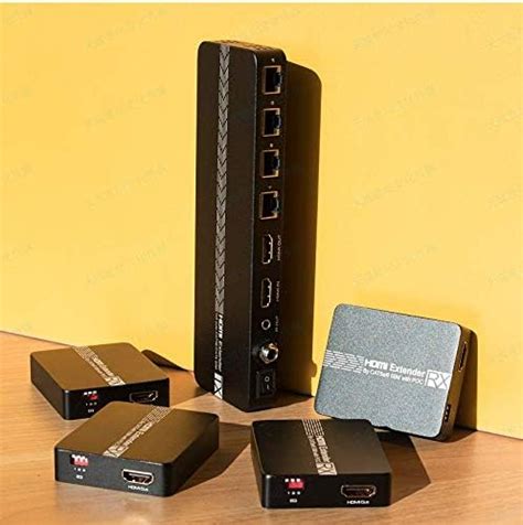 Ippinkan Hdmi Extender 1×4 4 Port Hdmi Extender Splitter Hdmi Signal Distribution Amplifier Over