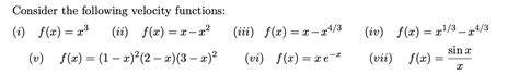 Solved For Each Dynamical System For Each Fixed Point X