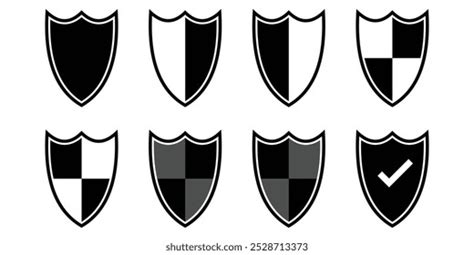 보안 쉴드 아이콘 세트 보안 쉴드 스톡 벡터로열티 프리 2505293087 Shutterstock