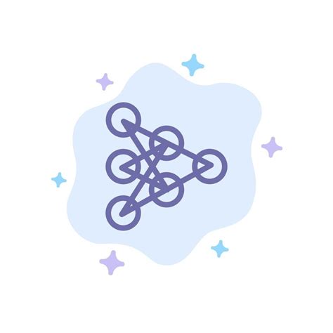 Learning Deep Algorithm Data Blue Icon On Abstract Cloud Background 19120455 Vector Art At Vecteezy