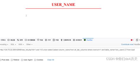 Oracle数据库注入 墨者学院sql手工注入漏洞测试oracle数据库 Csdn博客