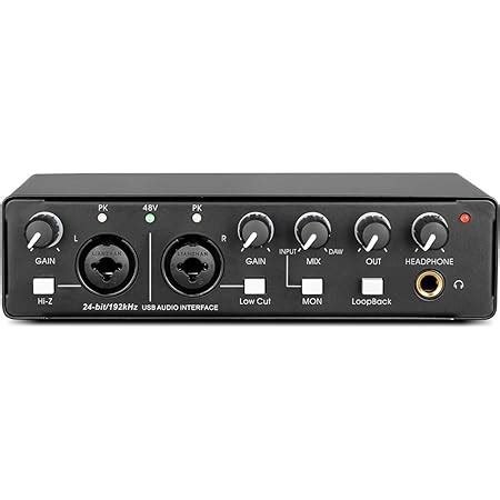 Audio Array AI 04 2x2 Audio Interface Premium Mic Pre Amps 48V Phantom Power Support 24