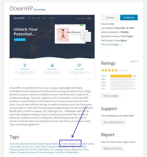 wordpress background images how to add edit and customize them