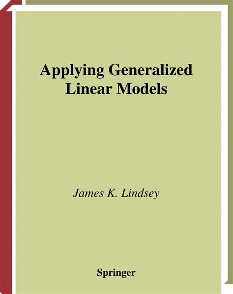 SOLUTION Applying Generalized Linear Models Studypool