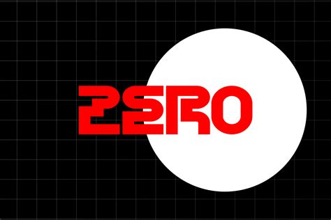 Zero Font Behance