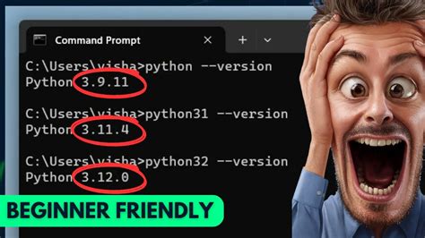 how to use multiple python versions in cmd 2023 youtube