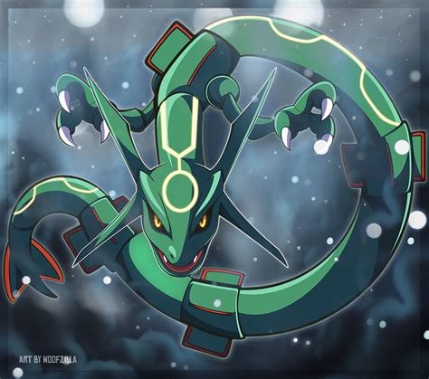 Pokemon Esmeralda Rayquaza Serge Pokémon Emerald Rayquaza Model Monorolls
