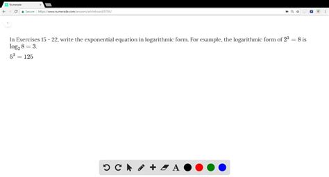 solved in exercises 15 22 write the exponential equation in