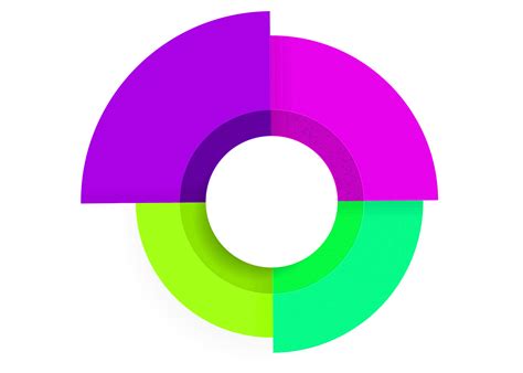 Colorful Circle Object For Infographic Template 12375866 PNG