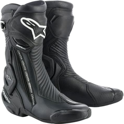Alpinestars Smx Plus Vented Mens Motorcycle Boots Black 47 Eur