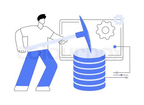 Data Mining Abstract Concept Vector Illustration Data Exami Colourbox