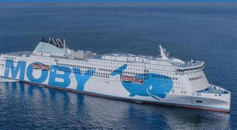 A Olbia Il Battesimo Della Moby Fantasy Il Più Grande Traghetto Mai