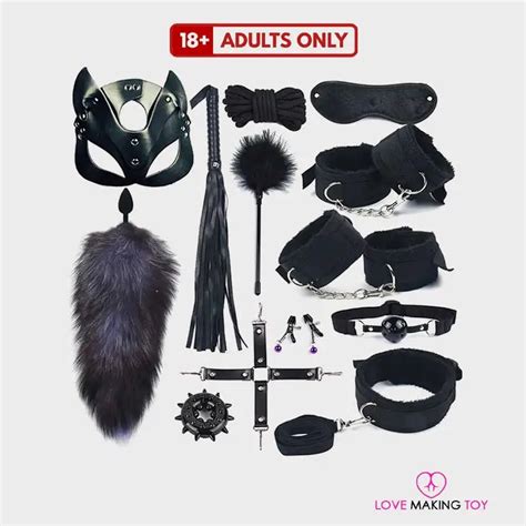 Bondage Kit 13 Pieces Fantasy Bdsm Sex Kit Lovemaking Toy
