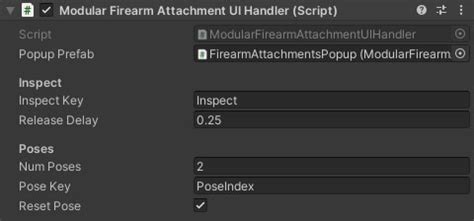 ModularFirearmAttachmentUIHandler MonoBehaviour NeoFPS Scripting Reference