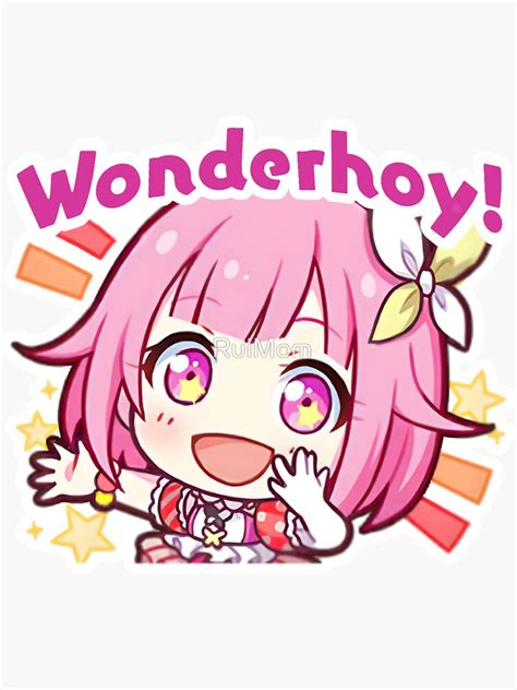 Project Sekai Emu Otori Wonderhoy Sticker For Sale By Ruimom