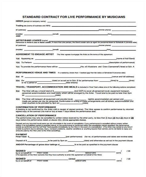 Contract Performance Report Template Printable Word Searches