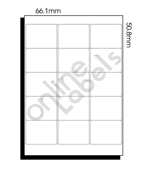 4 Labels Per Sheet Template Word
