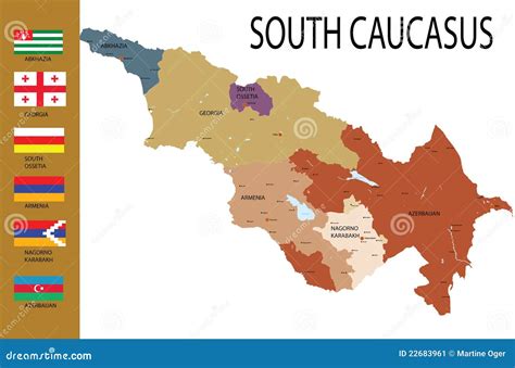 Caucasus Countries Map