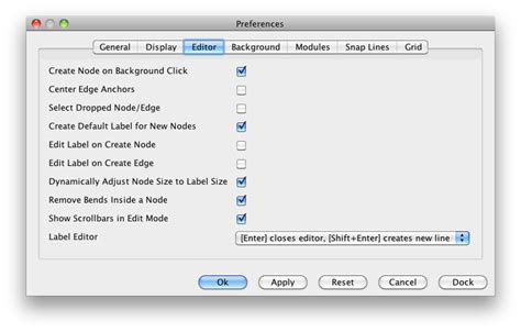 what label options are supported by yed yed qanda