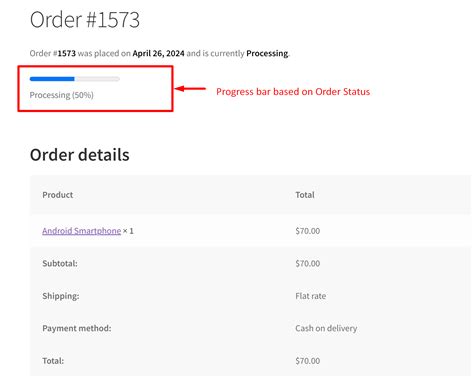 How To Display Order Status Progress Bar In Woocommerce Tyche Softwares