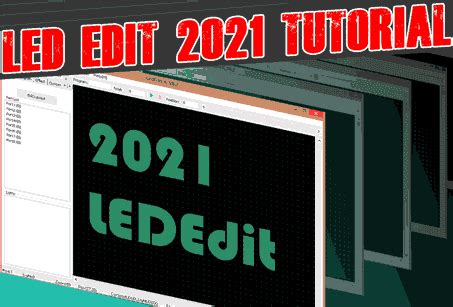 LEDEdit Tutorial Learn It Step By Step