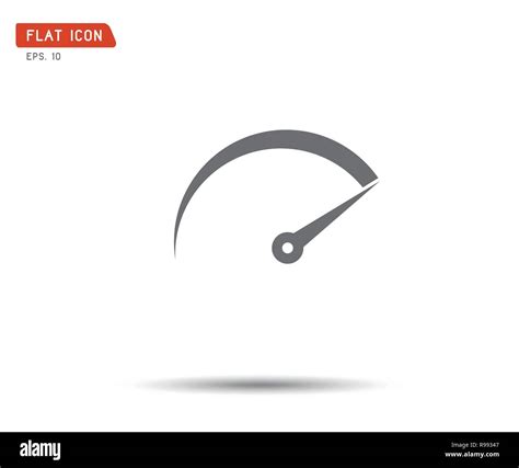 Performance Measurement Icon Vector Logo Illustration Stock Vector