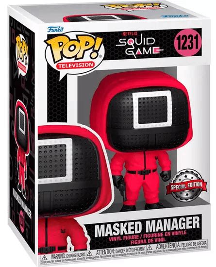 Figurina Squid Game Masked Manager Funko Pop Television Funko