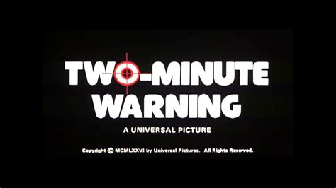 Two Minute Warning 1976 Hd Cinema Trailer Youtube