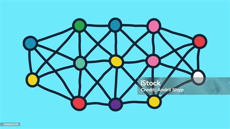 Neural Network Model Artificial Intelligence Ai Stock Illustration