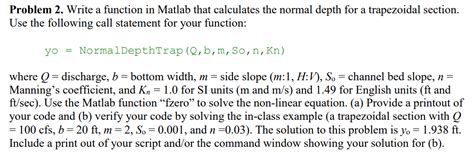 Solved NOTE I Am Having Issues Writing The Matlab Code Chegg Com