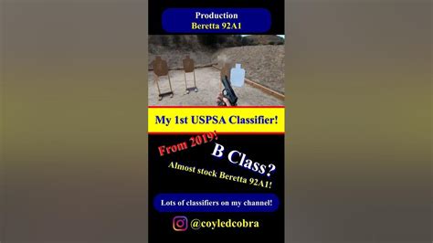 Im Addicted After My 1st Uspsa Classifer With A Beretta 92a1 Now Im A Uspsamaster
