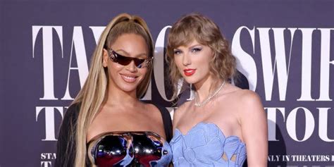 Beyoncé And Taylor Swift Pose Together In Two Very Different Red Carpet