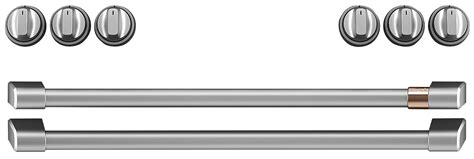 Café Electric Range Brushed Stainless Steel Knobs And Handles Set The Brick