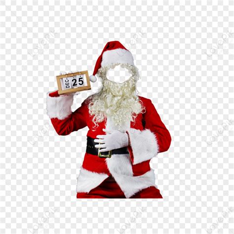 달력을 들고 산타 클로스골든 벨벳수염일력 Png 일러스트 무료 다운로드 Lovepik