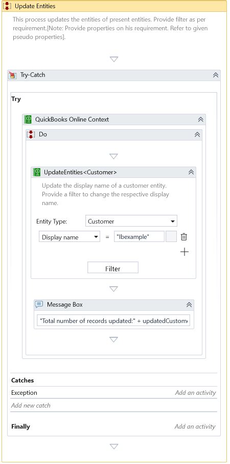 Update Entities Intellibuddies® Documentation Portal