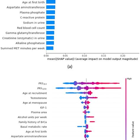 Shap Summary Plots According To The Xgboost Machine A Bar Plot