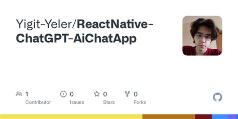 Github Yigit Yelerreactnative Chatgpt Aichatapp