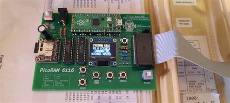 Picoram 6116 Sram Emulator And Sd Card Interface