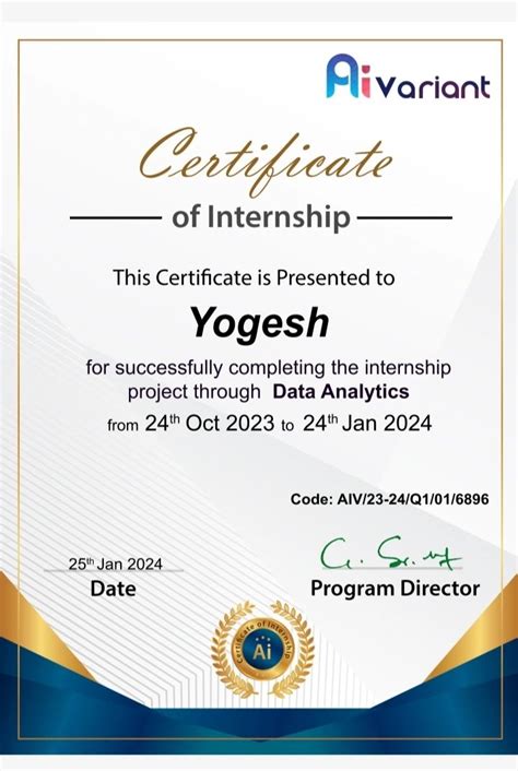 Yogesh Yadav On Linkedin Dataanalysis Internship Dataanalytics Careerdevelopment Linkedinpost